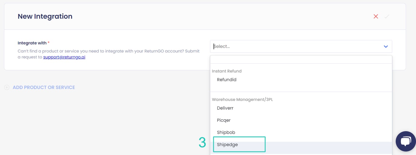 Integration With Shipedge